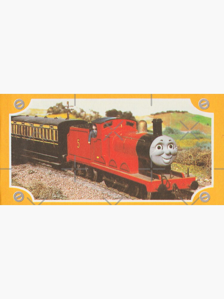 "Thomas the Tank Engine Vintage Stamp - James" Greeting Card for Sale ...