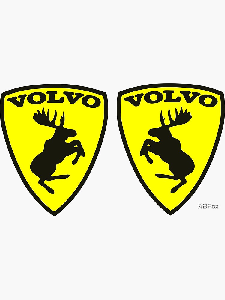"Volvo Prancing Moose Sticker" Sticker by RBFox | Redbubble