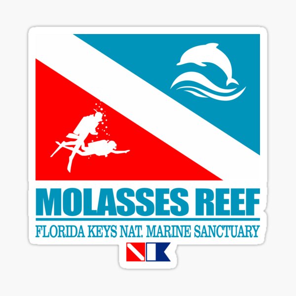 "Molasses Reef (DF)" Sticker by curranmorgan | Redbubble