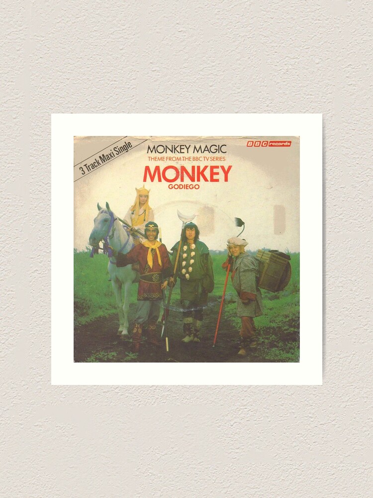"Monkey record" Art Print for Sale by Glinda-39 | Redbubble