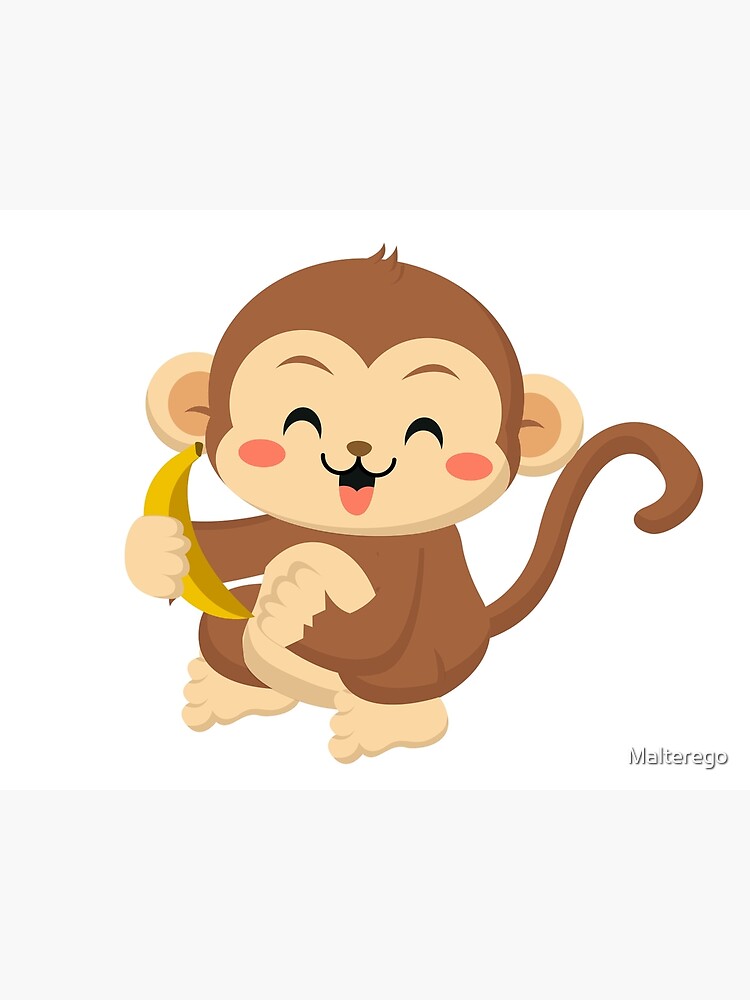 "Smilling Monkey Soo" Poster for Sale by Malterego | Redbubble