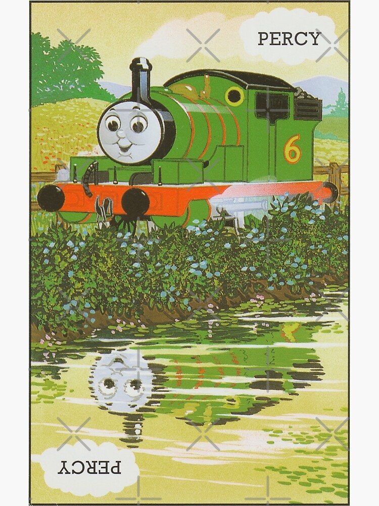 "Percy the Small Engine Vintage Card" Poster by sleepyhenry | Redbubble
