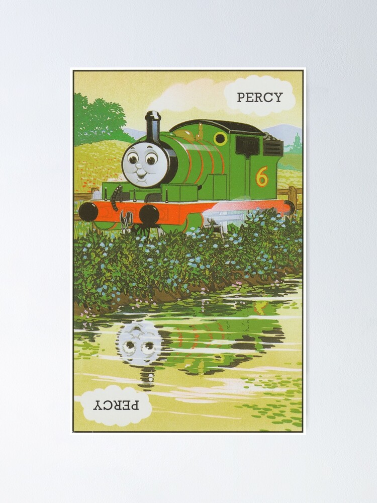 "Percy the Small Engine Vintage Card" Poster by sleepyhenry | Redbubble