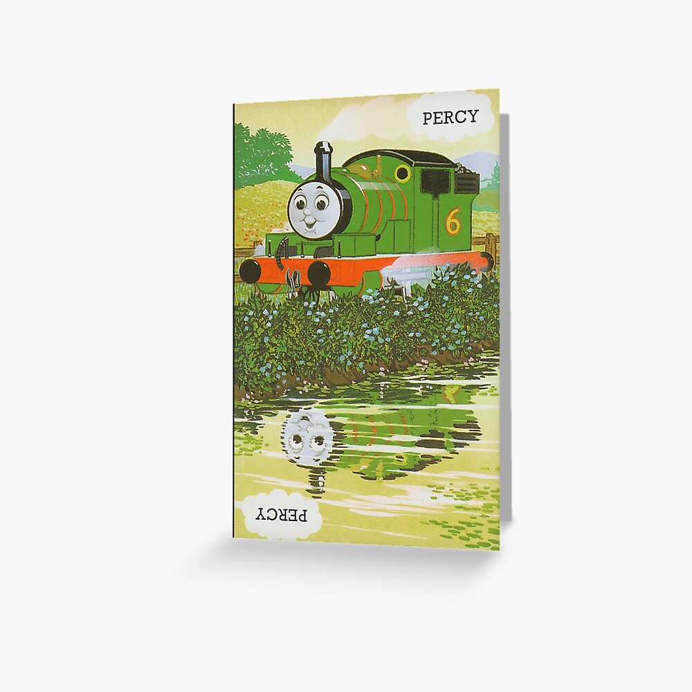 "Percy the Small Engine Vintage Card" Greeting Card by sleepyhenry ...