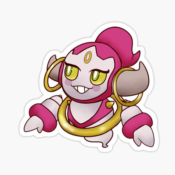 "Hoopa (Hands Free Vers.)" Sticker for Sale by Luluco | Redbubble