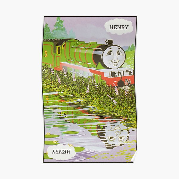 "Henry the Green Engine Vintage Card" Poster for Sale by sleepyhenry ...