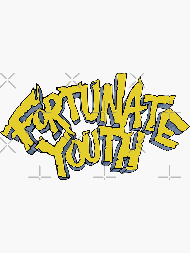 "Fortunate Youth Merch Fortunate Youth Logo" Sticker for Sale by ...