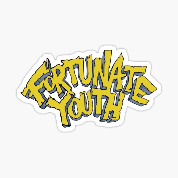 "Fortunate Youth Merch Fortunate Youth Logo" Sticker for Sale by ...