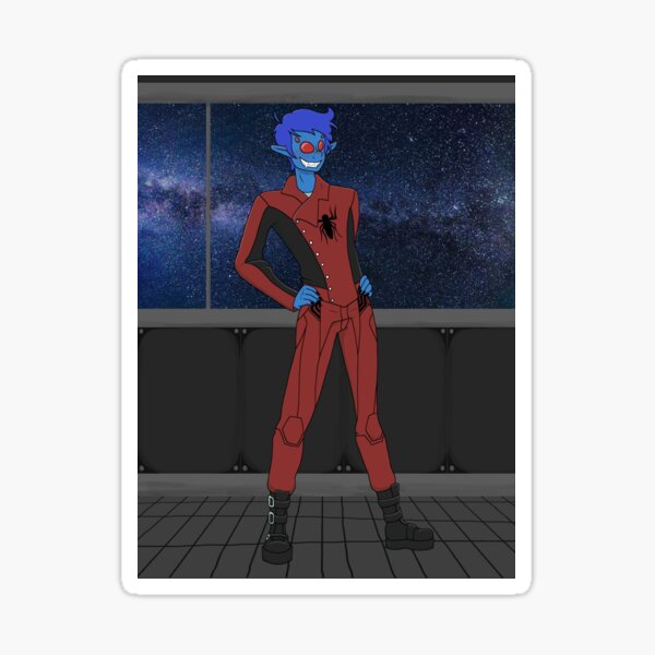 "Sus Spider Alien" Sticker for Sale by SteveDoesArt45 | Redbubble