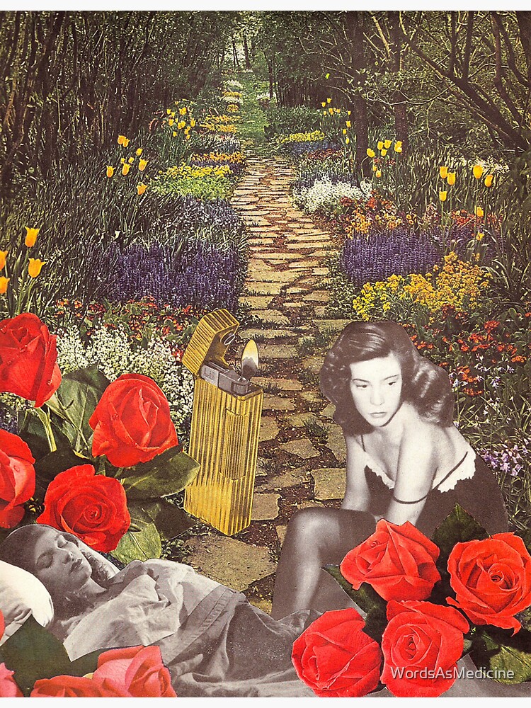 "Path of Uncertainty" Sticker by WordsAsMedicine | Redbubble