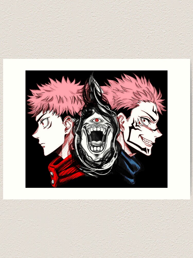 Jujutsu Kaisen Yuuji Itadori And Sukuna Jujutsu Kaisen Metal Print ... Jujutsu Kaisen Yuuji Itadori And Sukuna Jujutsu Kaisen Metal Print ...