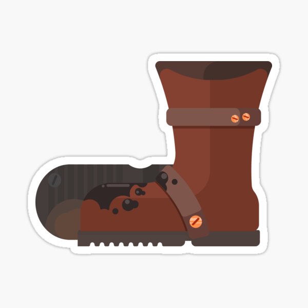 "Tidy Boots of the Great Coderina" Sticker by Kreuzkoenig | Redbubble