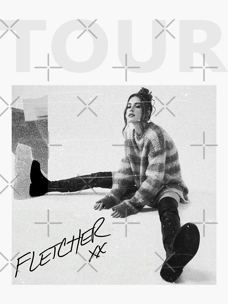 "Fletcher Merch XX Tour" Sticker by HindoShop | Redbubble