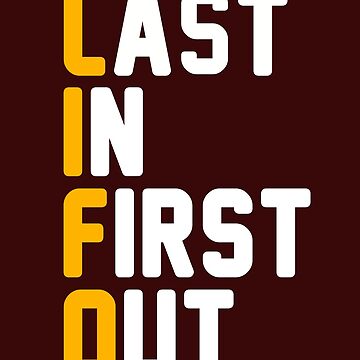 "LIFO (Inventory Accounting): last in first out" Poster for Sale by ...