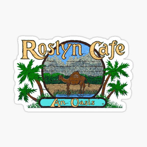 "Roslyn Café, Cicely, Alaska " Sticker by Stevenennerson | Redbubble