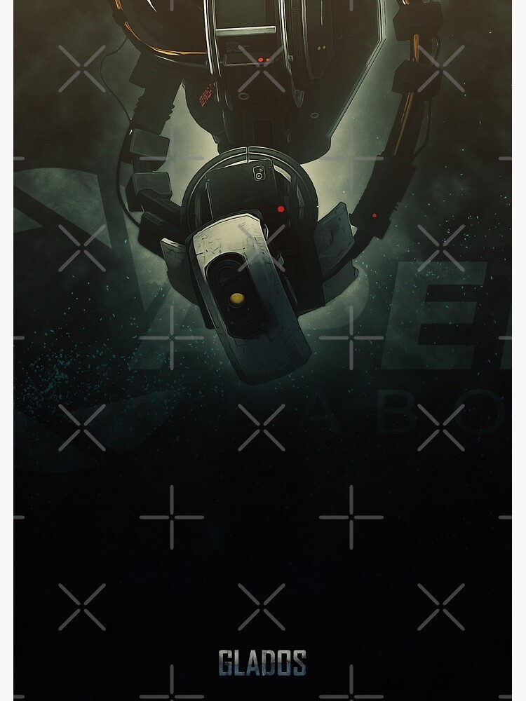 "Heroes of Gaming - GlaDOS" Metal Print for Sale by rykker | Redbubble