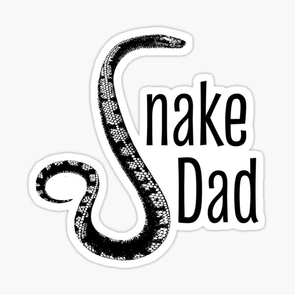 "Snake Dad " Sticker for Sale by SophiesTsStore | Redbubble