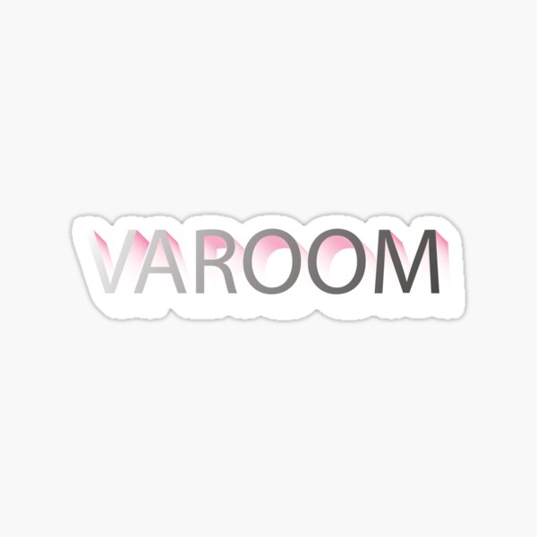 "VROOM" Sticker by imarilynmonroe | Redbubble
