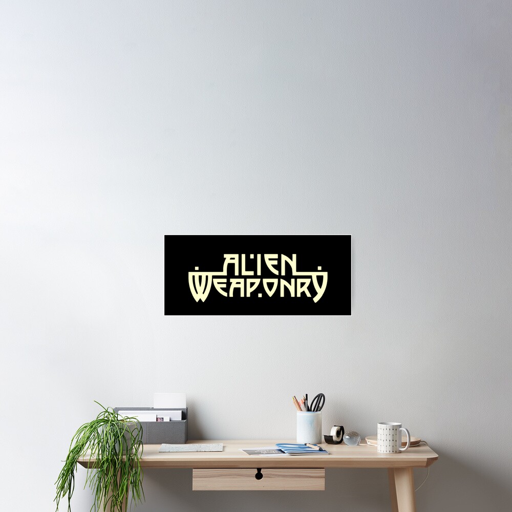 "alien weaponry best logo band rock" Poster for Sale by ethangnr26 ...