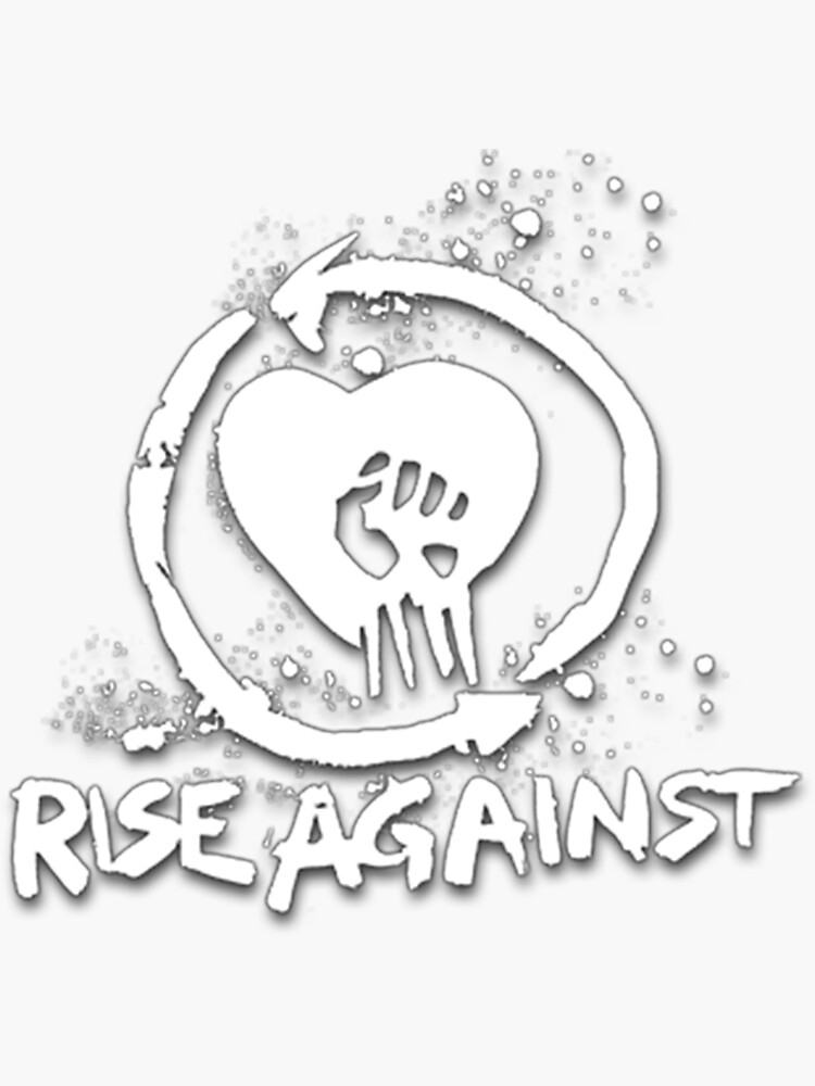 "Rise Against logo" Sticker for Sale by PaulTeece78 | Redbubble