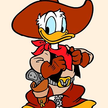 "Donald Duck Cowboy" Poster for Sale by DonaldUS | Redbubble