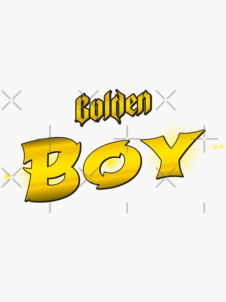 "GOLDEN BOY" Sticker by 420TsNow | Redbubble