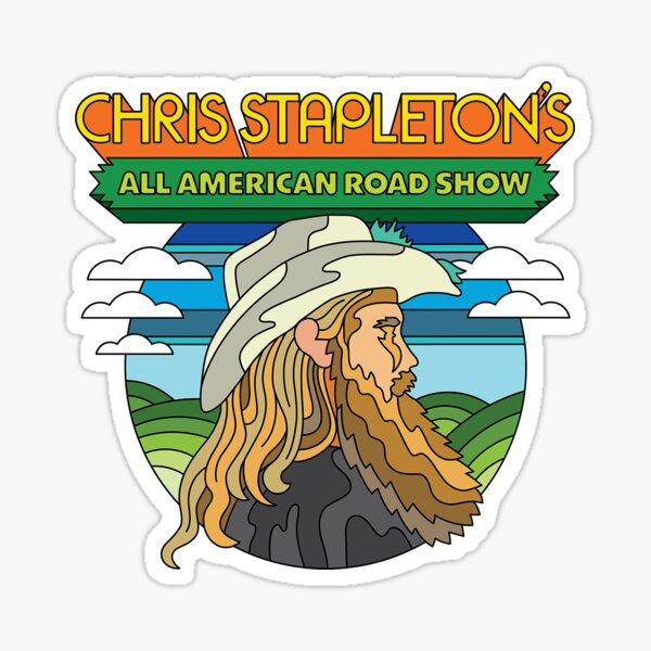 "road show american part 1" Sticker for Sale by bowokarla | Redbubble