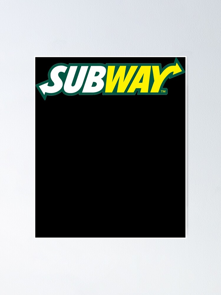 "American fast food SUBWAY" Poster for Sale by LukeTaylorMull | Redbubble