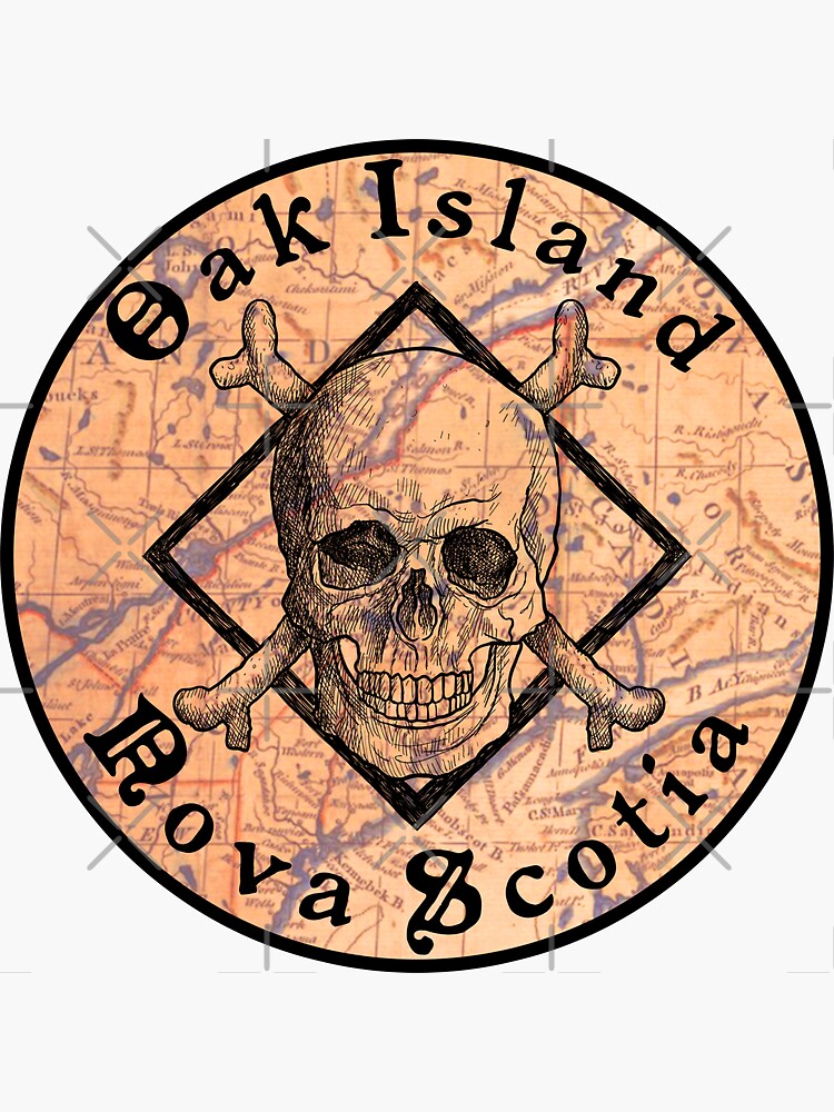 "OAK ISLAND NOVA SCOTIA CURSE CANADA PIRATE TREASURE HUNT MONEY PIT ...