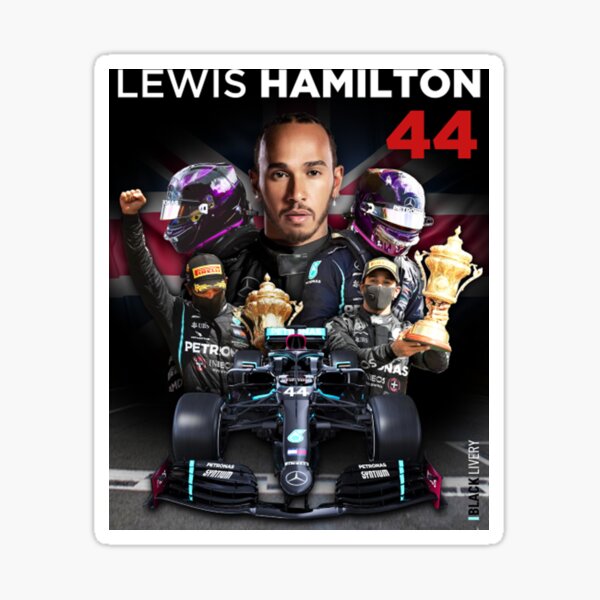 "Lewis 44 - Lewis Hamilton" Sticker for Sale by limiregifi | Redbubble