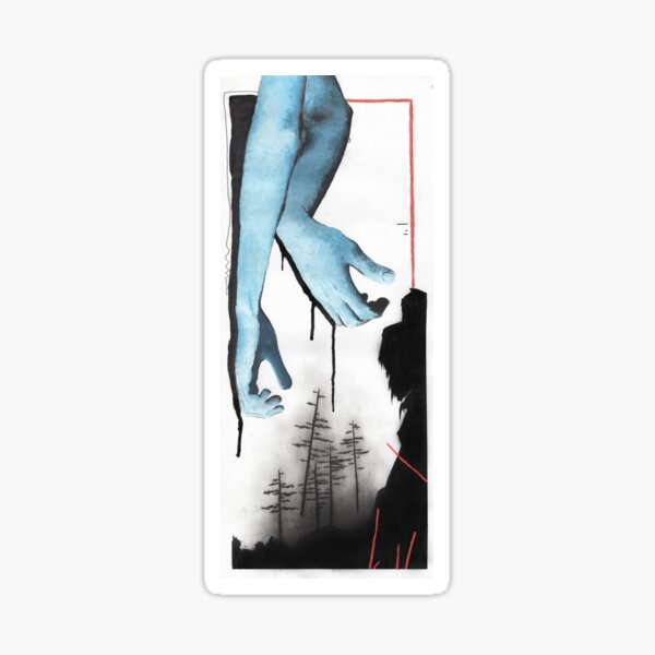"Dying Forest" Sticker by SylvainOtto | Redbubble