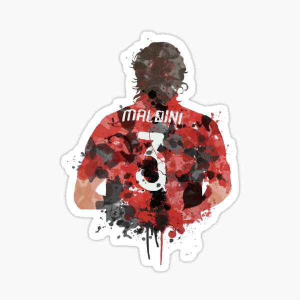 "Paolo Maldini A C Milan Legend Art 25 For Boys Women Vintage Customize ...