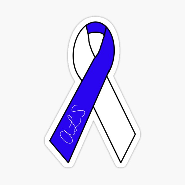 "ALS Awareness Ribbon " Sticker for Sale by jenmishalecki | Redbubble