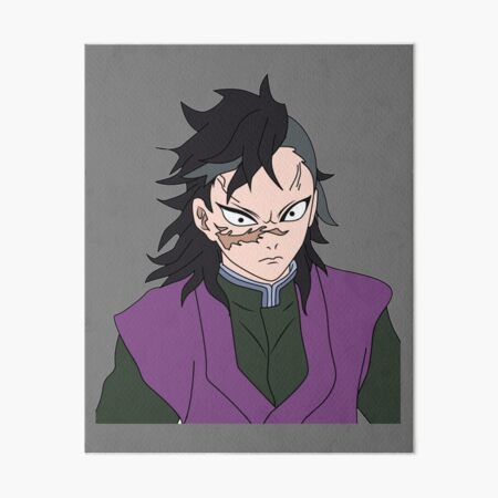 "f Genya Shinazugawa - Kimetsu No Yaiba" Art Board Print by LittleDelta ...