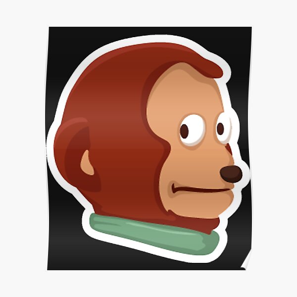 "Awkward Monkey Puppet Meme s Sticker" Poster for Sale by JeffreyMCombs ...