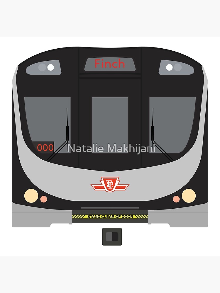 "TTC Toronto Rocket Subway Train" Poster for Sale by CVMakhijani ...