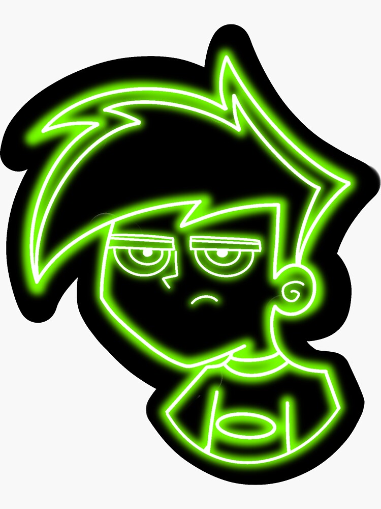 "Neon Danny" Sticker by meganrecker | Redbubble