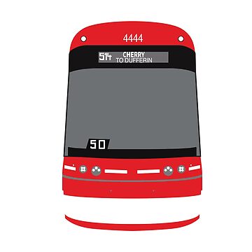 "TTC Streetcar" Poster for Sale by Cedar Makhijani | Redbubble