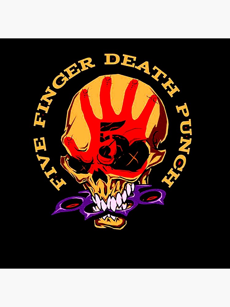 "Five finger death ounch band rock n rol metal logo" Poster for Sale by ...