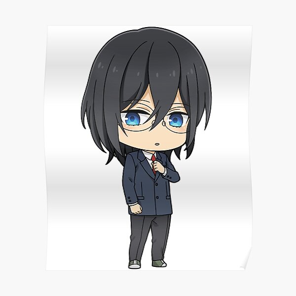 "Cute Young Hero Loves Life Humor Izumi Miyamura Chibi Horimiya Graphic ...