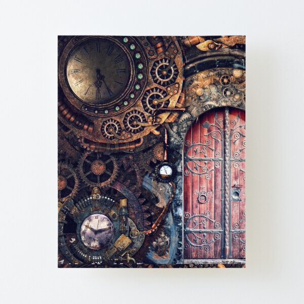 "Steampunk | Steampunk Time Travel | Steampunk Clockwork" Mounted Print ...