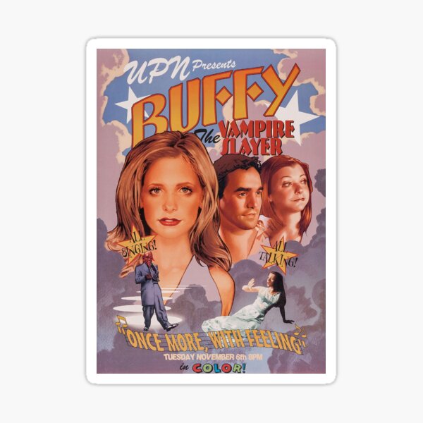 "Buffy The Vampire Slayer" Sticker by gilljosephgil | Redbubble