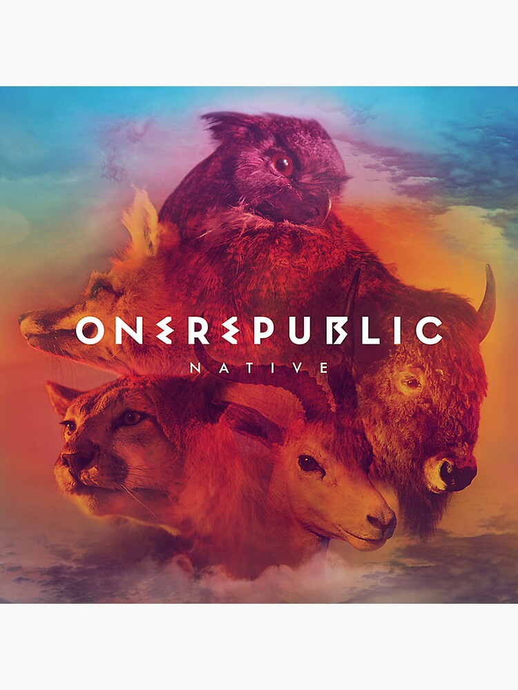 "OneRepublic native " Sticker for Sale by KristinaBruce79 | Redbubble