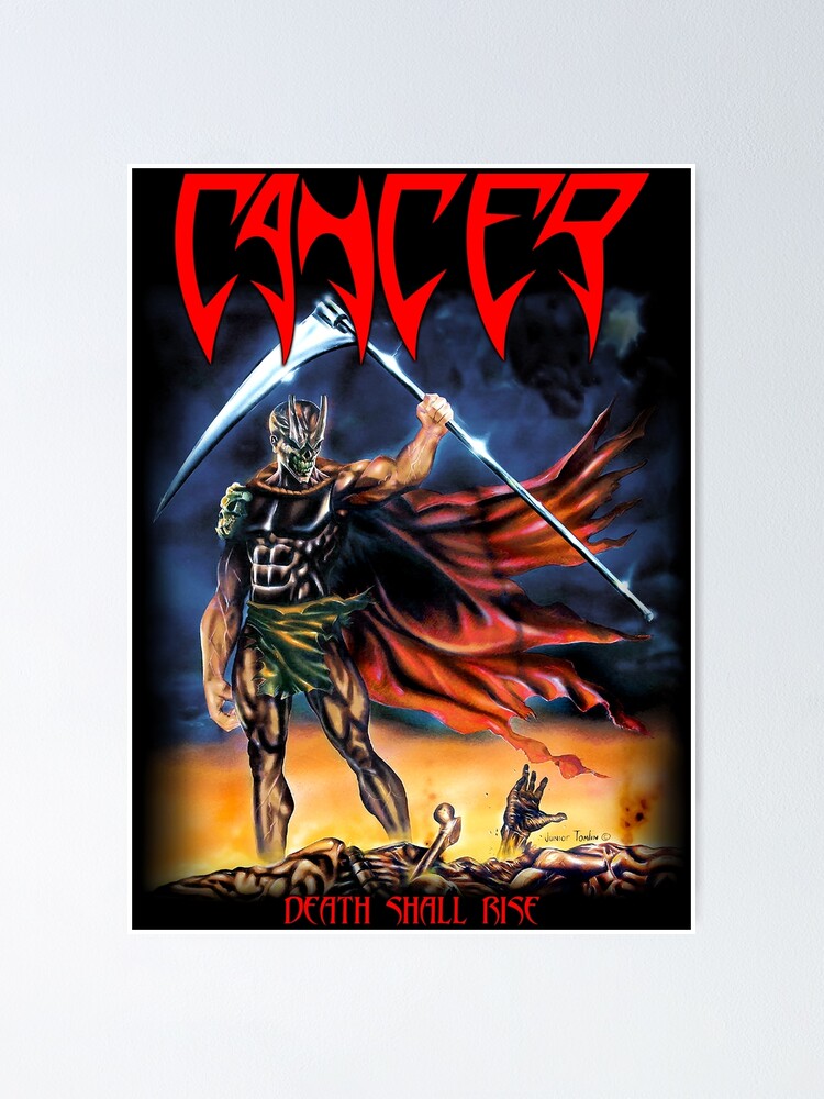 "Death Shall Rise by Cancer - Classic Old School Death Metal" Poster ...