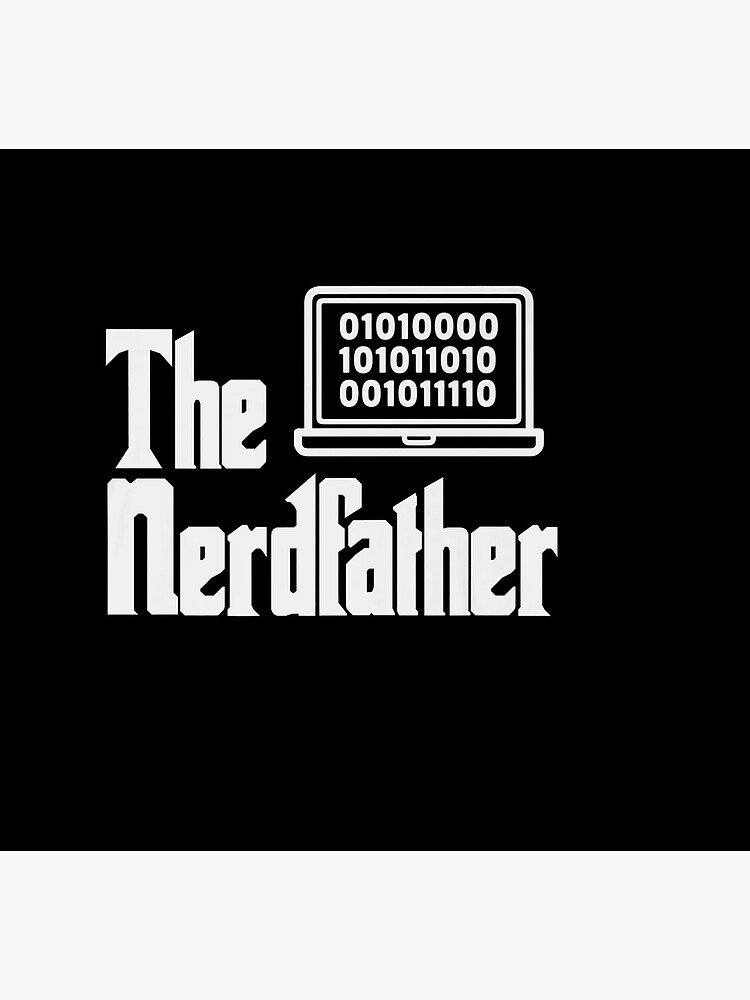 Lámina fotográfica «Camiseta divertida del día del padre The Nerd-father Programmer Coder Dad ...