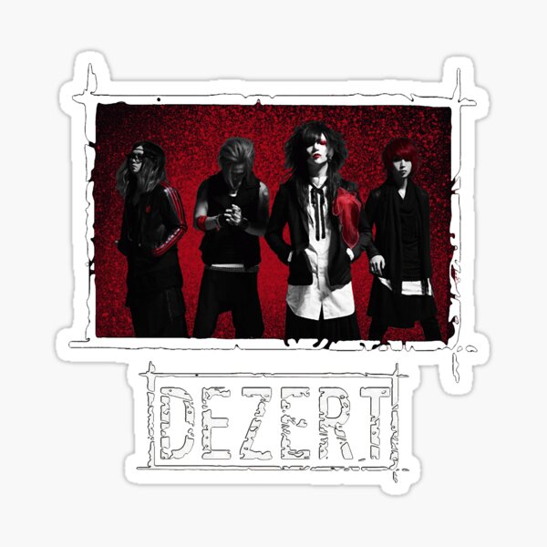 "Dezert (Visual Kei band)" Sticker for Sale by Juka08 | Redbubble