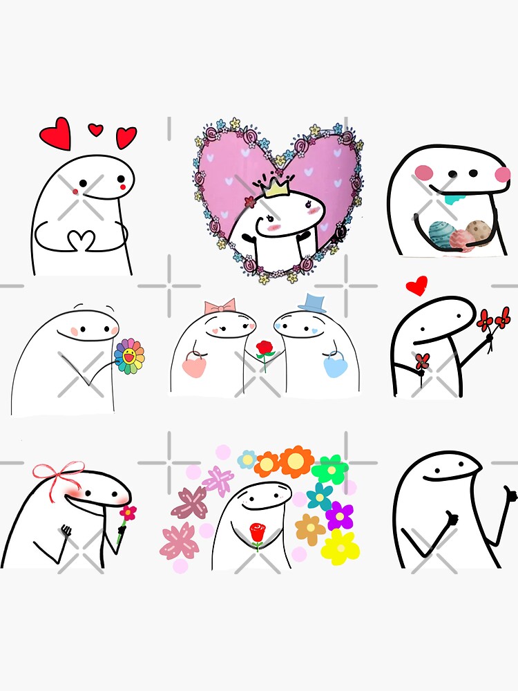 "flork stiker " Sticker by UTOPIAXD | Redbubble