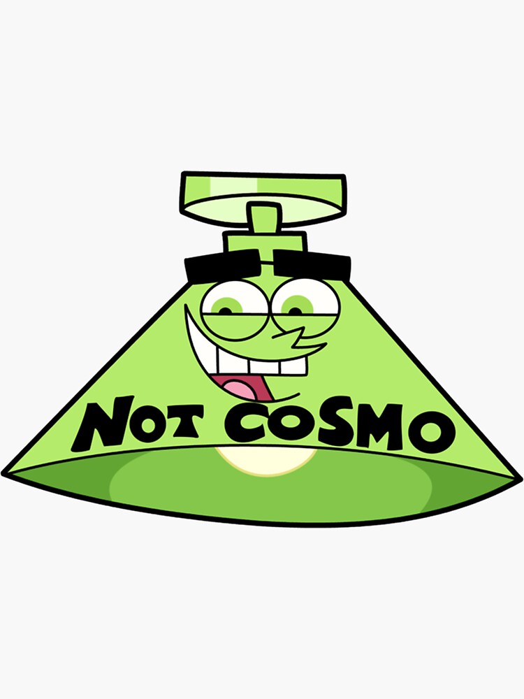 "Not Cosmo Lamp " Sticker by GagaRidz | Redbubble