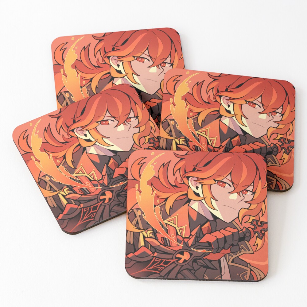 "Diluc" Sticker for Sale by damare | Redbubble