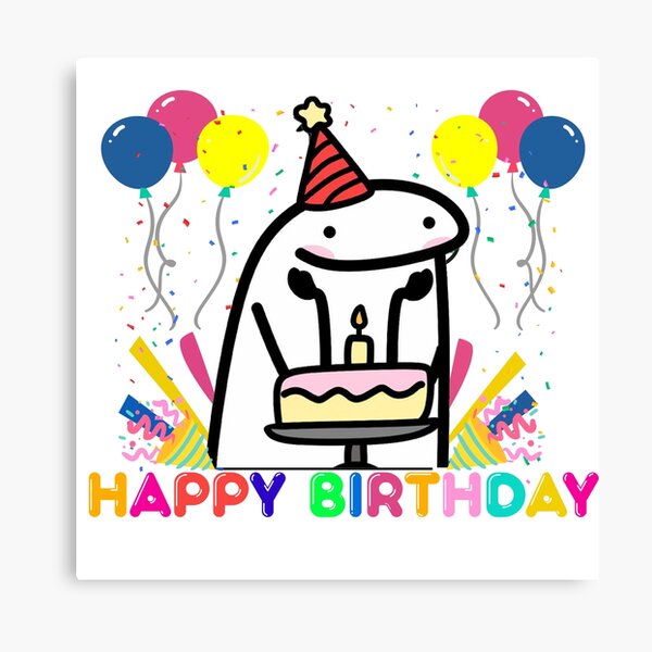 "flork - happy birthday flork" Canvas Print for Sale by UTOPIAXD ...